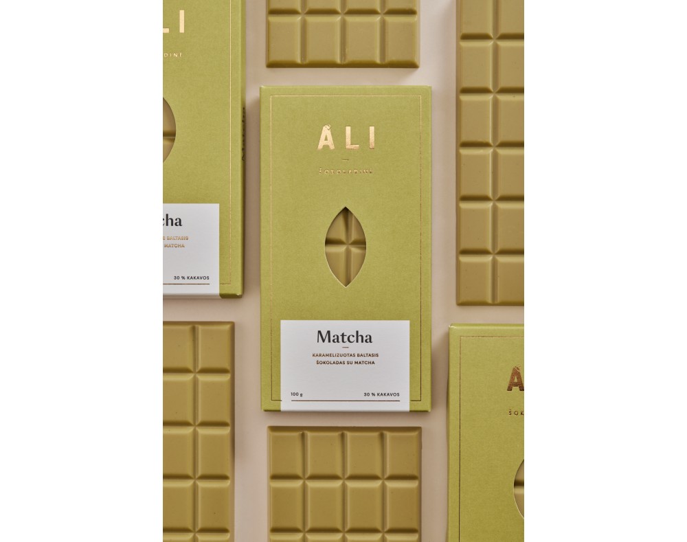 Šokoladas MATCHA | Ali šokoladinė